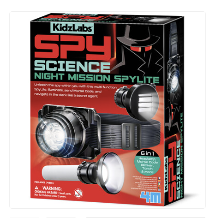 Kidzlab Spy Science Night Mission Spy Light – The Cop Shop